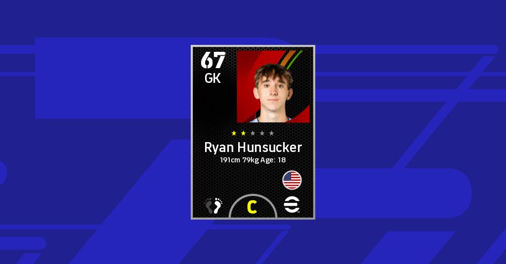 Ryan Hunsucker eFootball 2022 Stats