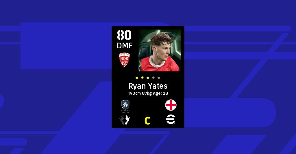 Ryan Yates eFootball Stats