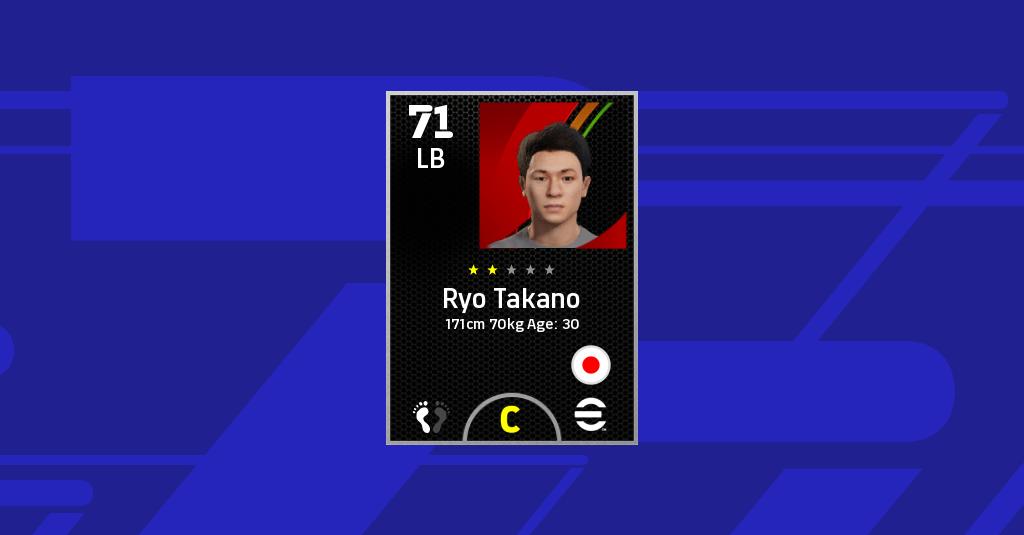 Ryo Takano eFootball Stats