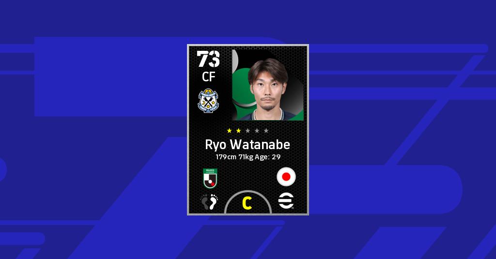 Ryo Watanabe eFootball 2022 Stats