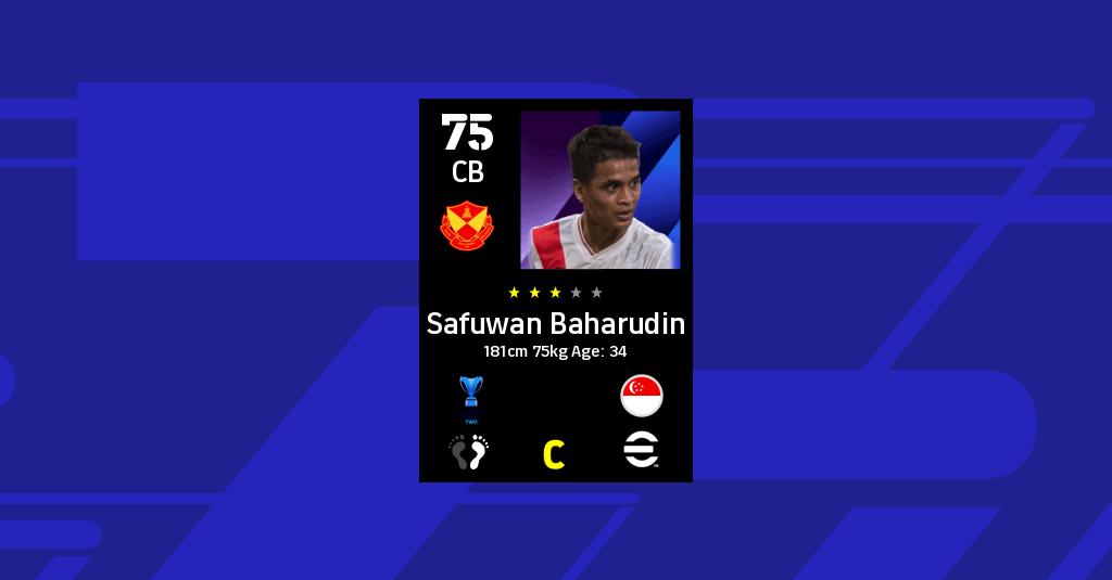 Safuwan Baharudin eFootball 2022 Stats