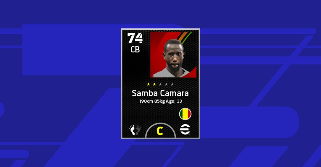 Samba Camara eFootball 2022 Stats