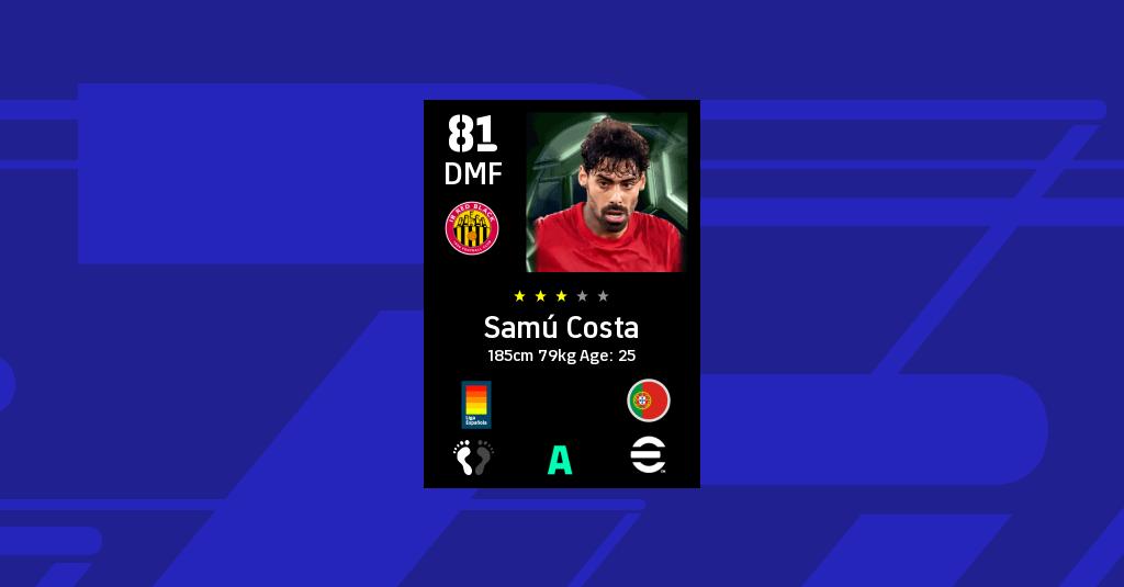 Samú Costa eFootball 2022 Stats
