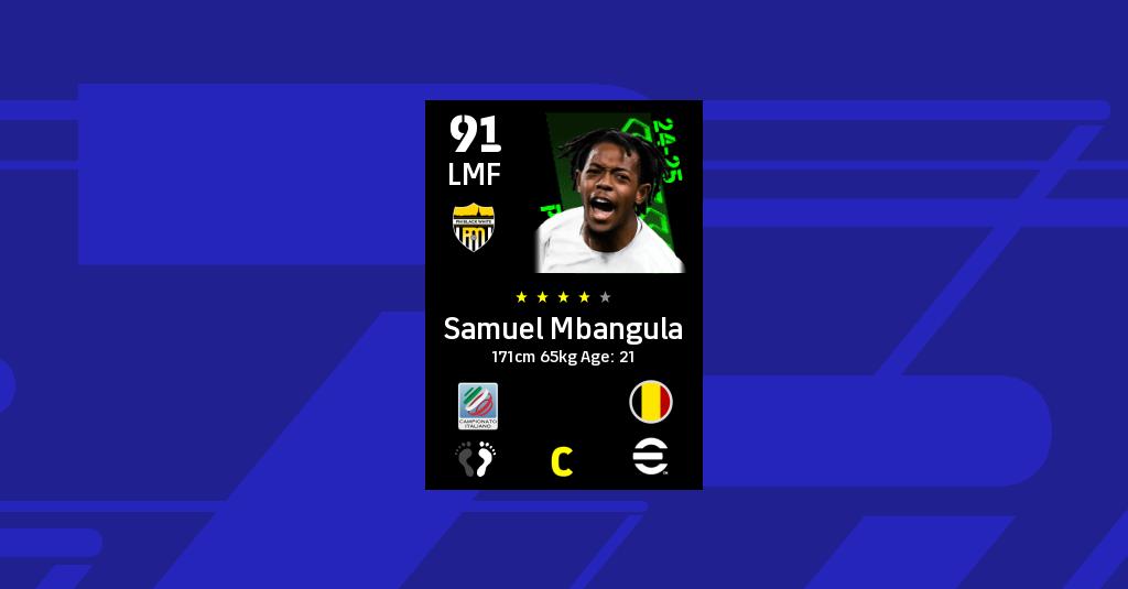 Samuel Mbangula eFootball 2022 Stats