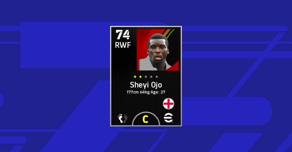 Sheyi Ojo eFootball 2022 Stats