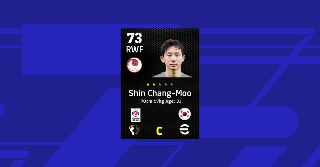 Shin Chang-Moo eFootball 2022 Stats
