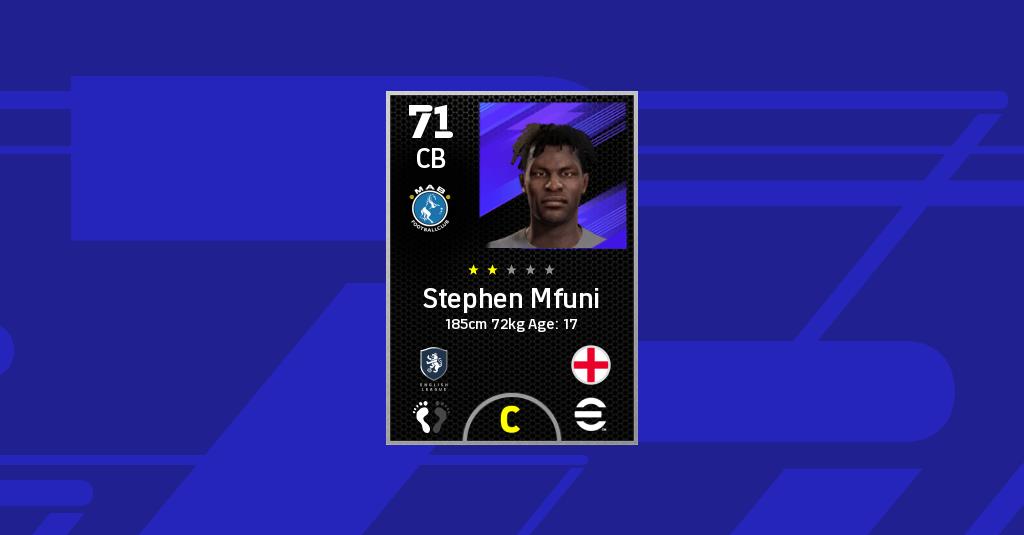 Stephen Mfuni eFootball 2022 Stats