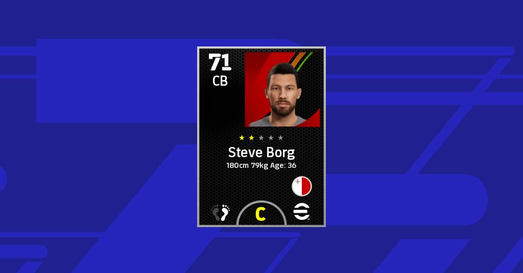 Steve Borg eFootball Stats