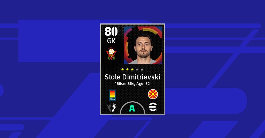 Stole Dimitrievski eFootball Stats
