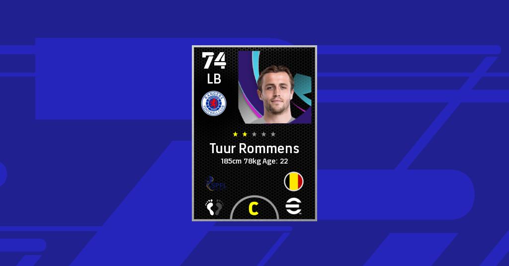 Tuur Rommens eFootball Stats