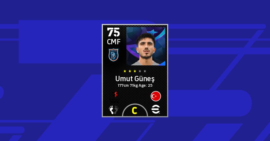 Umut Gunes eFootball 2022 Stats
