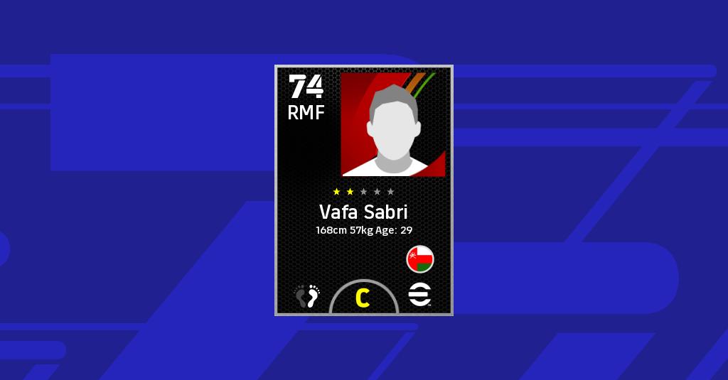 Vafa Sabri eFootball 2022 Stats