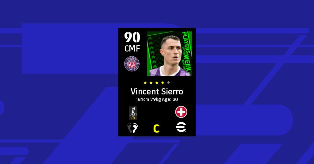 Vincent Sierro eFootball 2022 Stats