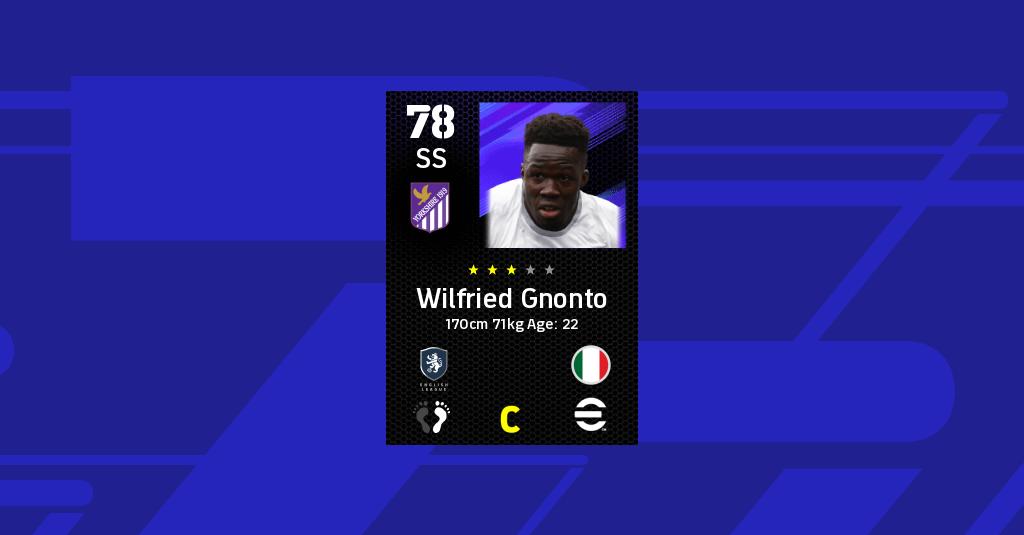 Wilfried Gnonto eFootball 2022 Stats