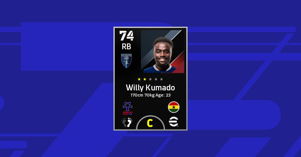 William Kumado eFootball 2022 Stats