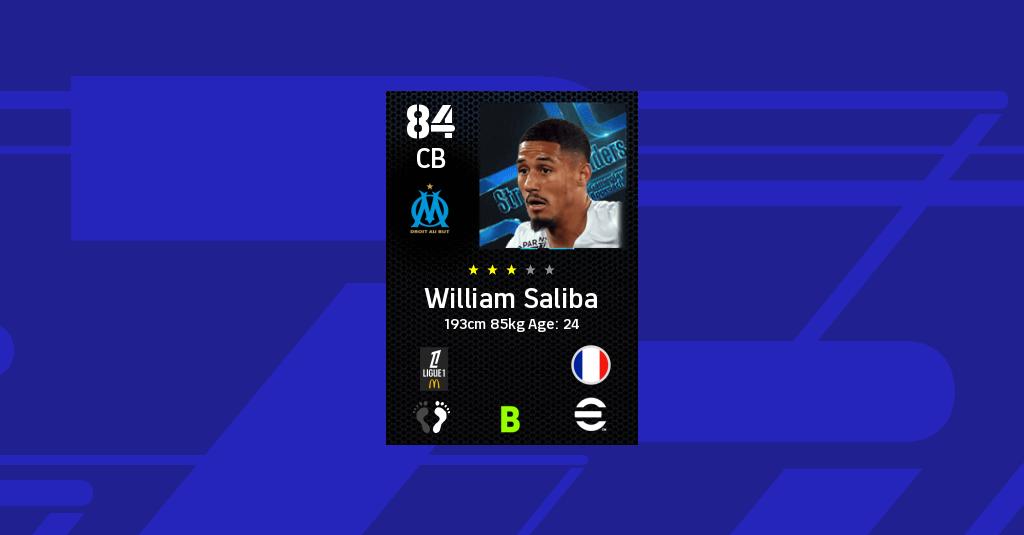 William Saliba eFootball Stats