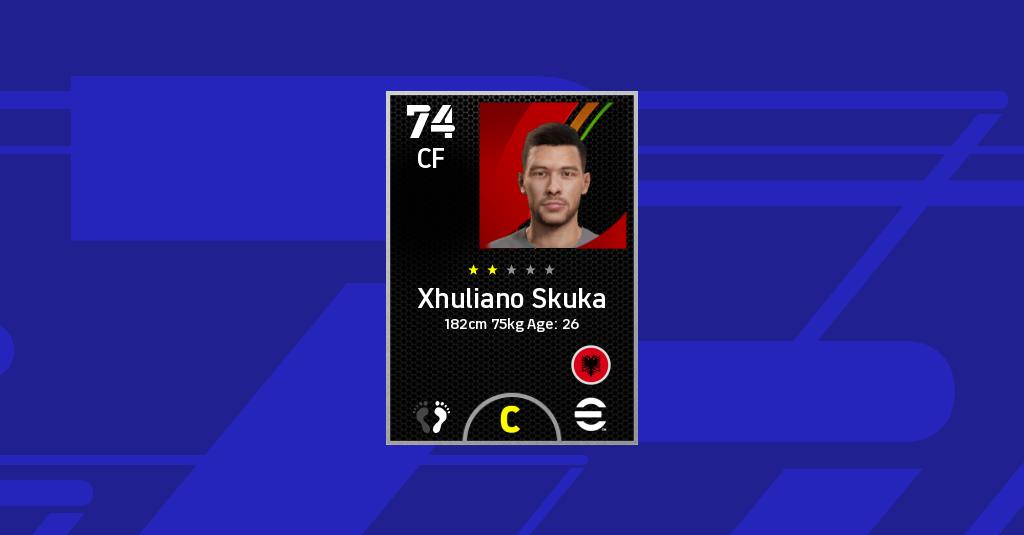 Xhuliano Skuka eFootball 2022 Stats