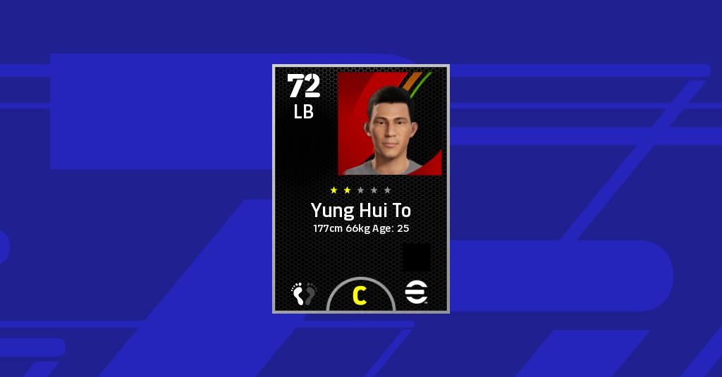 Yung Hui To eFootball 2022 Stats