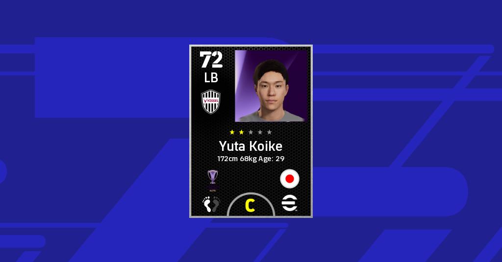 Yuta Koike eFootball Stats