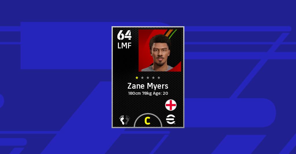 Zane Myers eFootball Stats