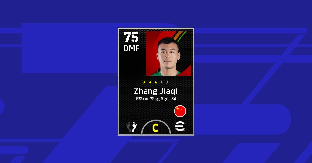 Zhang Jiaqi eFootball 2022 Stats