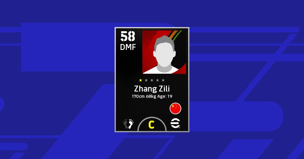 Zhang Zili eFootball Stats