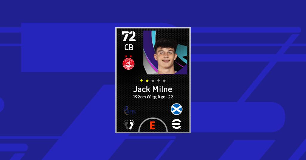 Jack Milne eFootball Stats