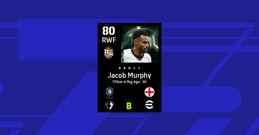 Jacob Murphy eFootball Stats