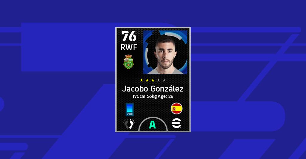 Jacobo González eFootball Stats