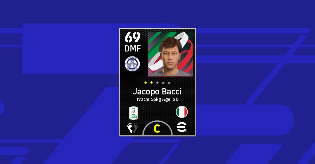 Jacopo Bacci eFootball Stats