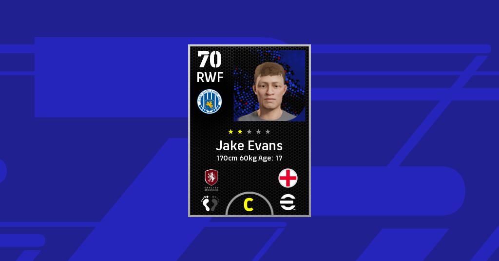 Jake Evans eFootball Stats