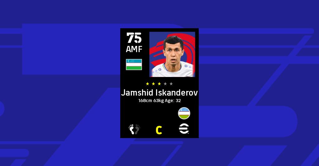 Jamshid Iskanderov eFootball 2022 Stats