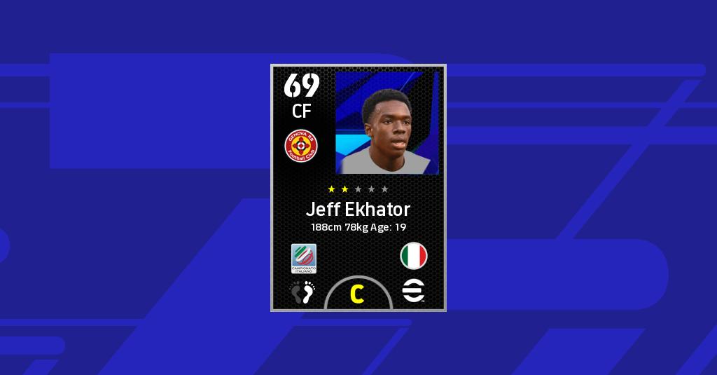 Jeff Ekhator eFootball Stats
