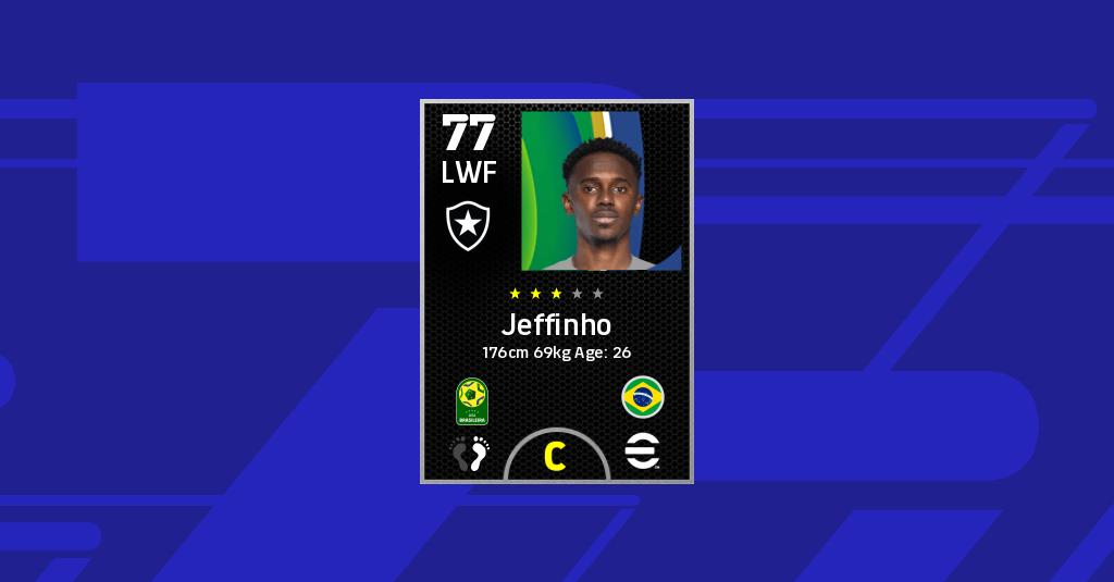 Jeffinho eFootball 2022 Stats