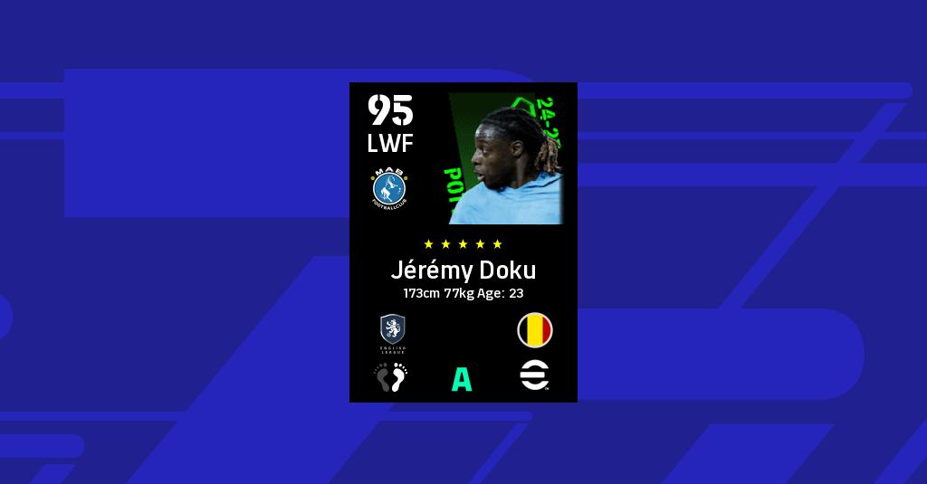 Jérémy Doku eFootball Stats
