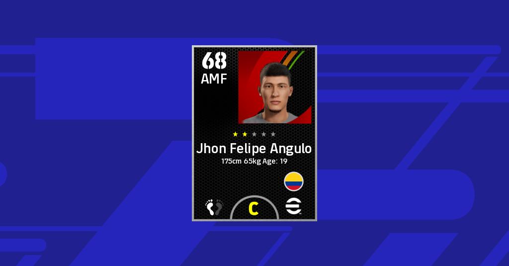 Jhon Felipe Angulo eFootball 2022 Stats