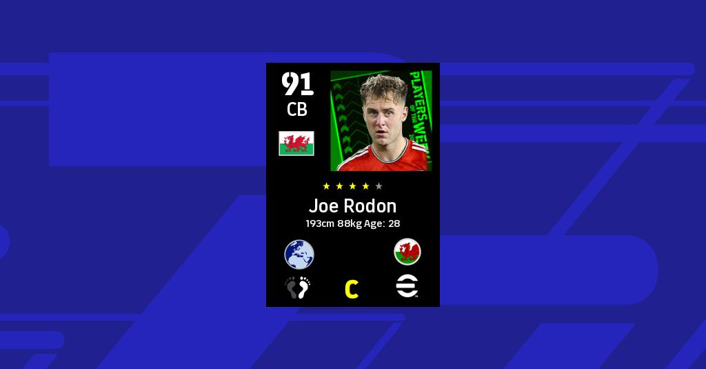 Joe Rodon eFootball Stats