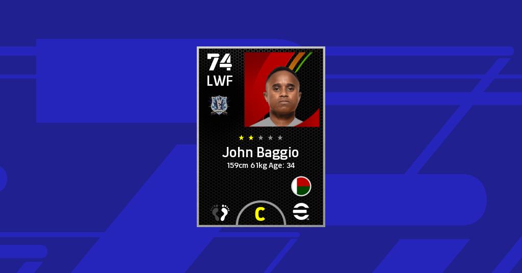 John Baggio eFootball Stats