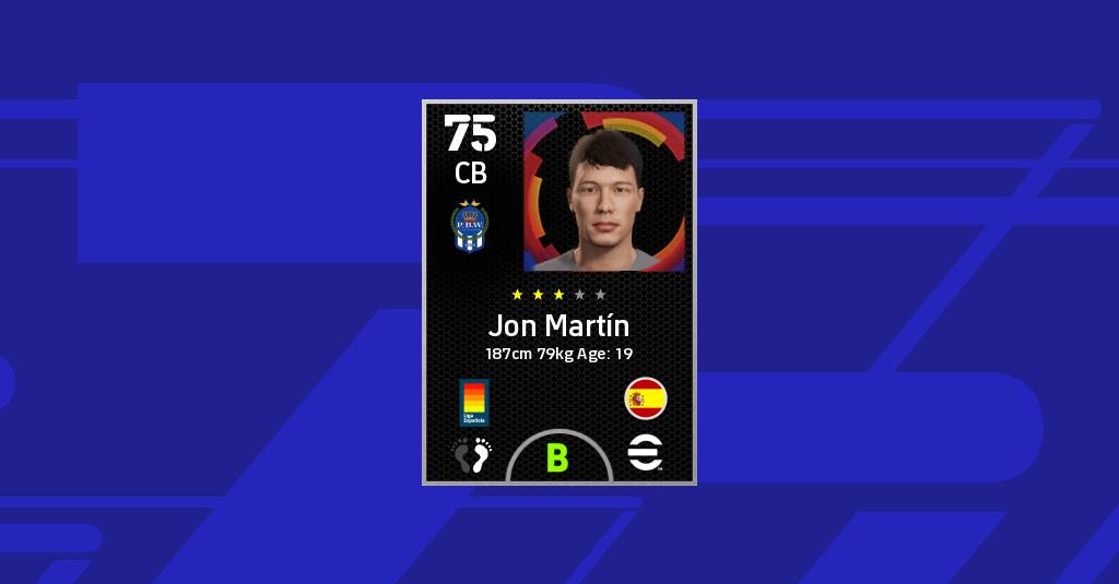 Jon Martín eFootball Stats