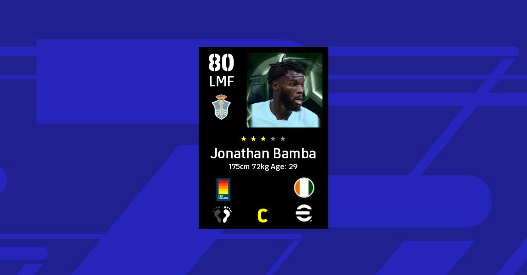 Jonathan Bamba eFootball 2022 Stats
