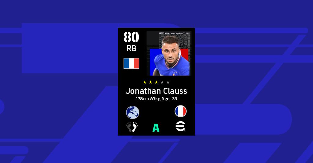 Jonathan Clauss eFootball Stats