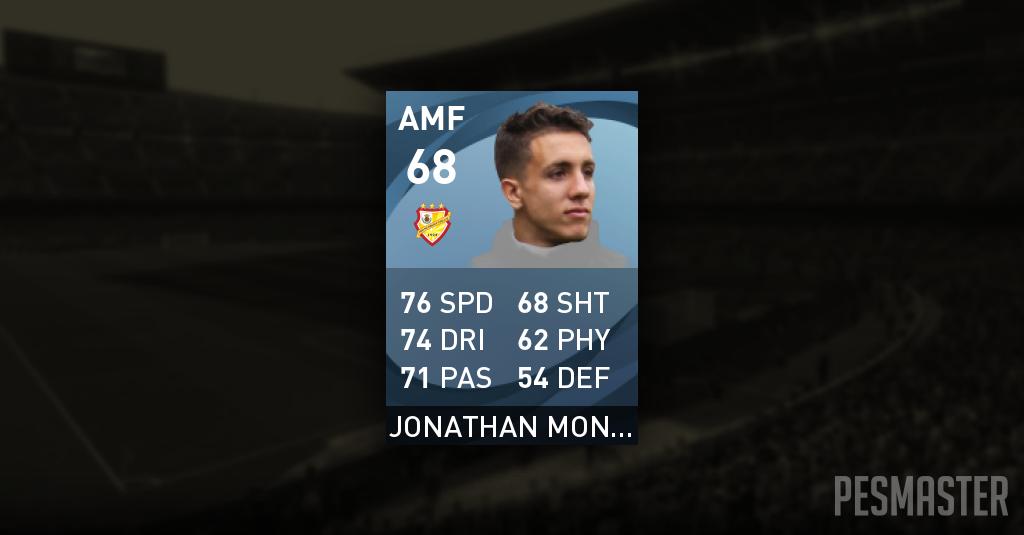 Jonathan Montiel PES 2021 Stats