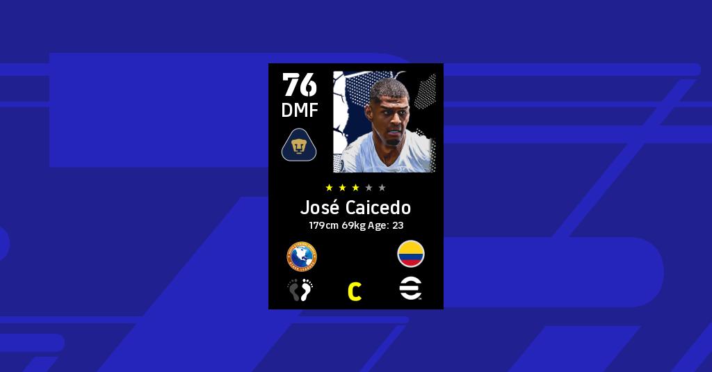 José Caicedo eFootball Stats