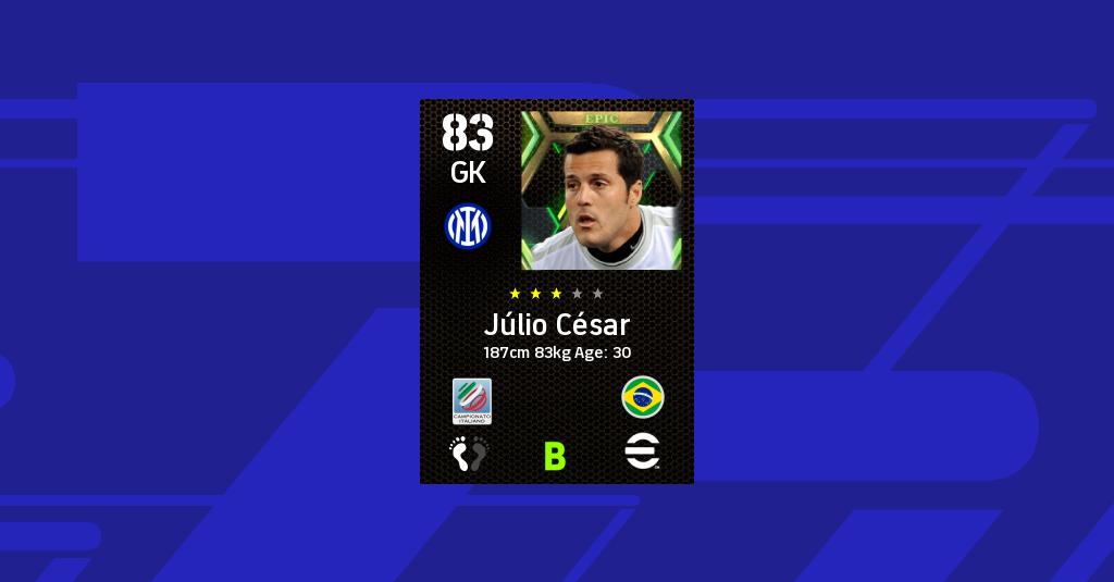 Júlio César eFootball 2022 Stats