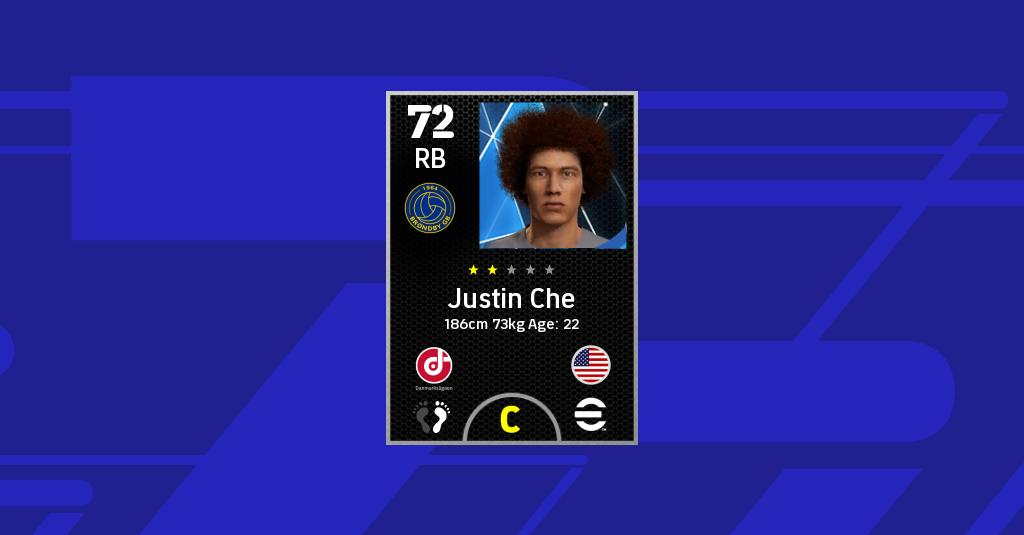 Justin Che eFootball Stats
