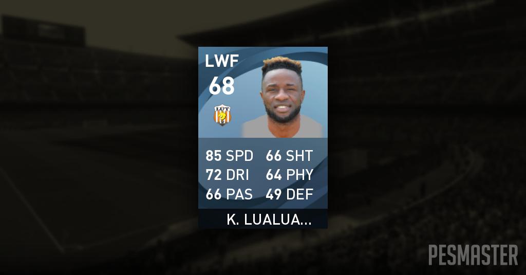 Kazenga LuaLua PES 2021 Stats