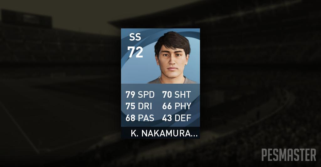 Keigo Nakamura PES 2021 Stats