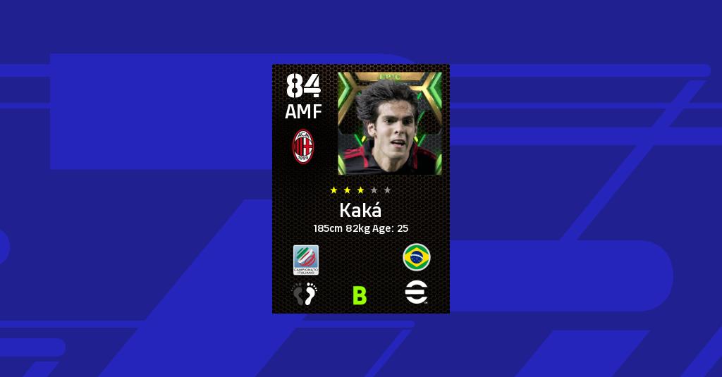 Kaká eFootball Stats