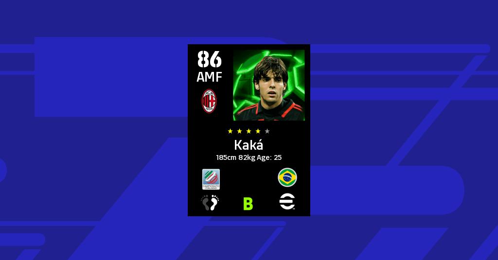 Kaká eFootball Stats