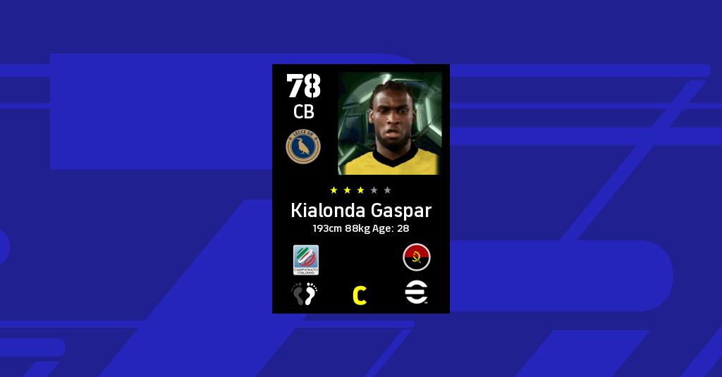 Kialonda Gaspar eFootball Stats